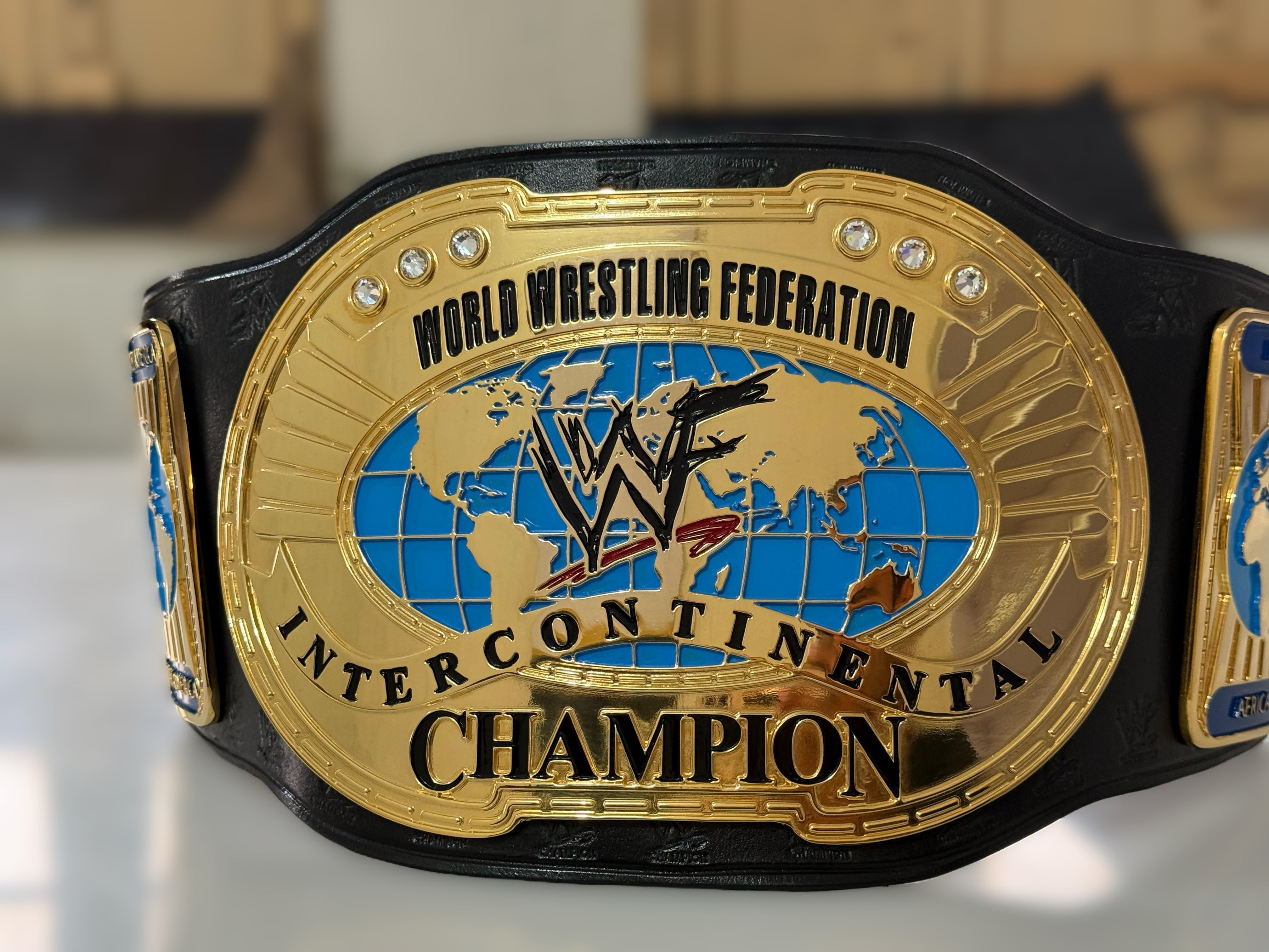 WWF OVAL INTERCONTINENTAL CHAMPIONSHIP BELT – MS Belts